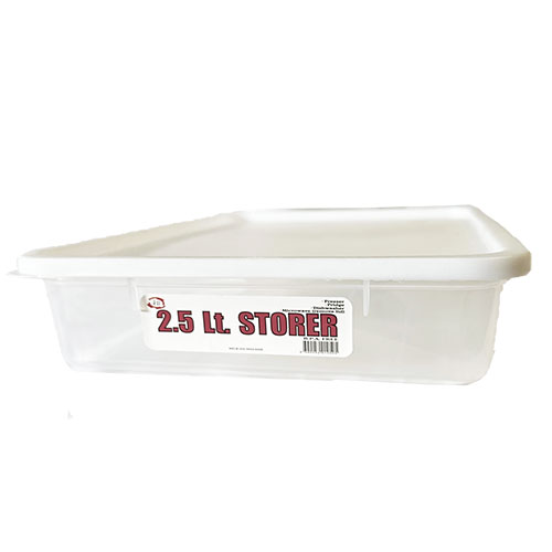 Food Storage Container 2.5L w/ Lid Natural | FoodPackaging2U