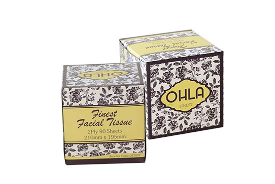 OHLA Premium Facial Tissue 2Ply | FoodPackaging2U