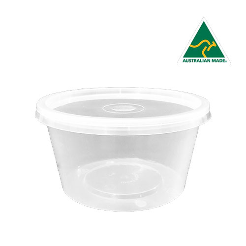 500ml Prep Sort Round Containers/Lids | Set of 50/100/250/500